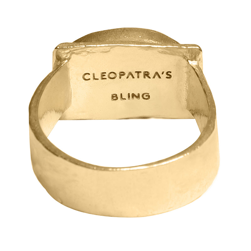 Corinthian Ring - 18K Gold Plated – Cleopatra's Bling